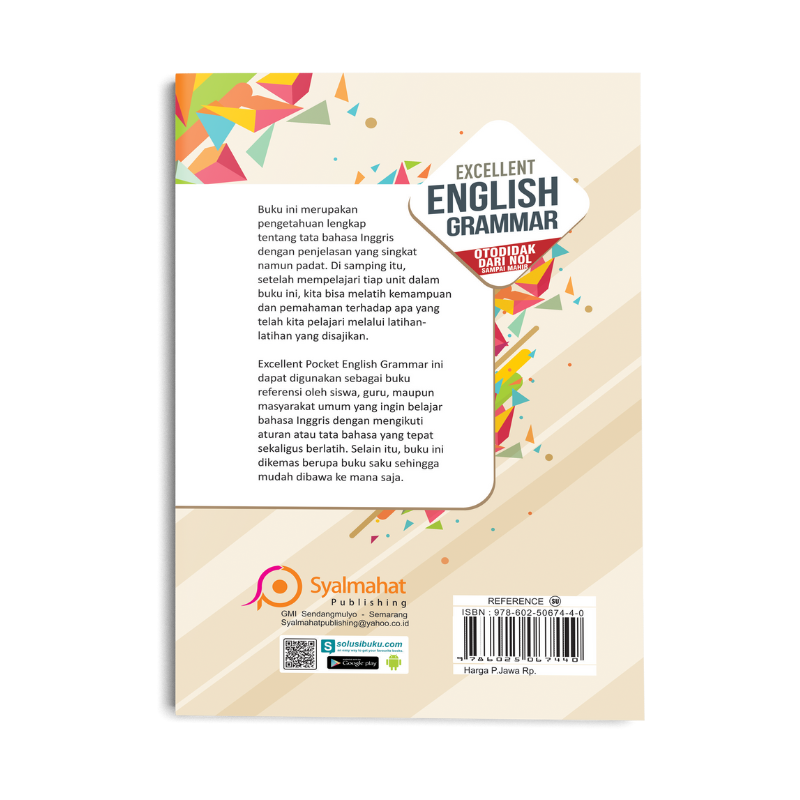 Excellent English Grammar – SYALMAHAT PUBLISHING
